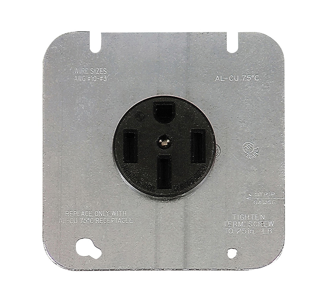 Range Receptacle 50A 125/250V 3P4W (1168-2-SP ) Cooper 16/BX