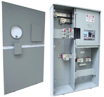 Meter Pedestal With Circuit Breakers