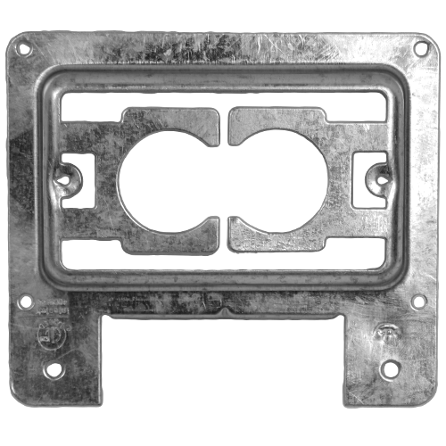 Metal Low Voltage Single Gang Mud Ring : SMP20153