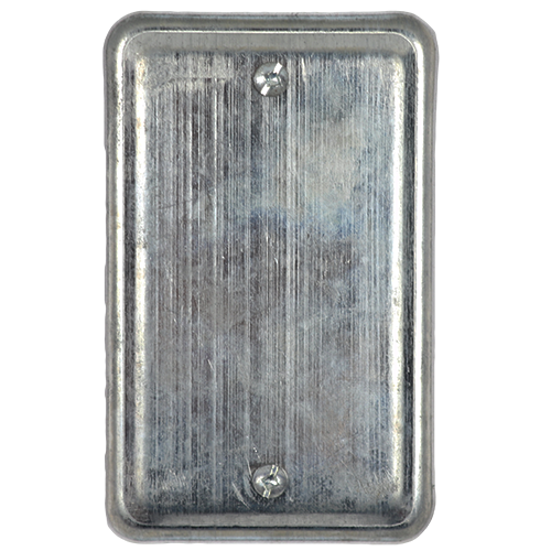 4"x 2 1/2" Utility Box Cover Plate Metal