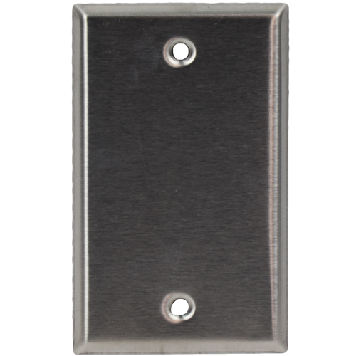 Single Gang Blank Cover Plate Stainless Steel : SWD45730