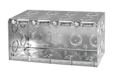 Four Gang Masonry Box 3-3/4''x 7-13/32''x 3-1/2'', 84 Cu. Inch